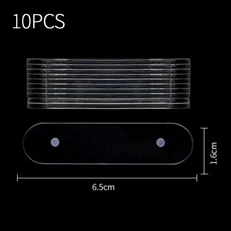 Прозрачная подставка для искусственных ногтей 10 шт.