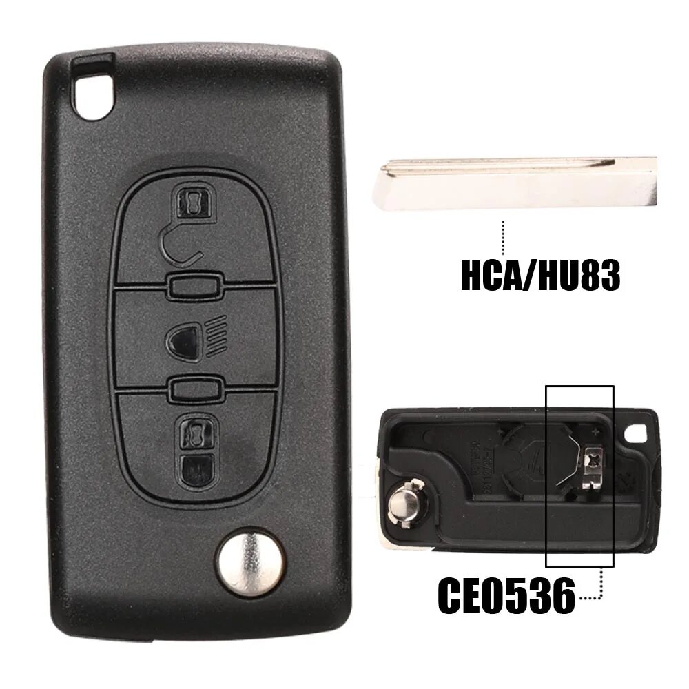 Корпус Дистанционного Ключа Jingyuqin HU83 CE0536/523