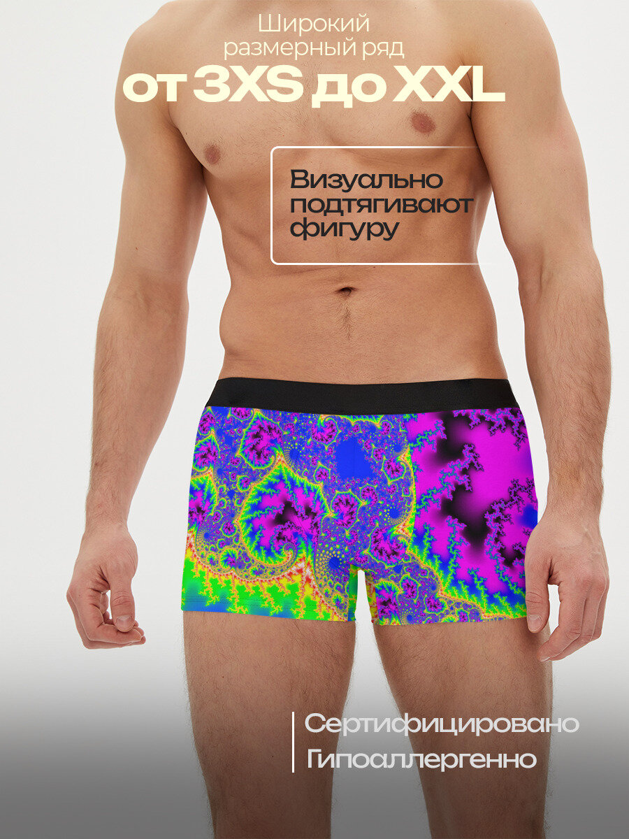 Трусы Разные неоновые принты