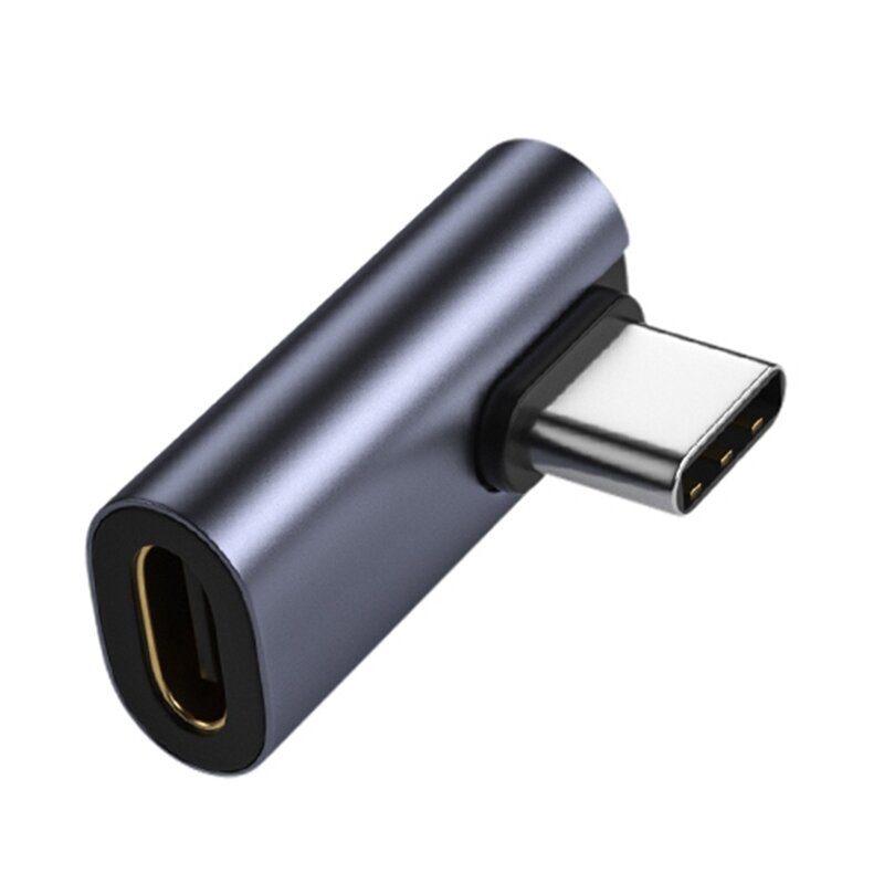 Прямоугольный адаптер-удлинитель USB C, тип 3,1, удлинитель папа-мама , расширенный преобразователь из алюминиевого сплава