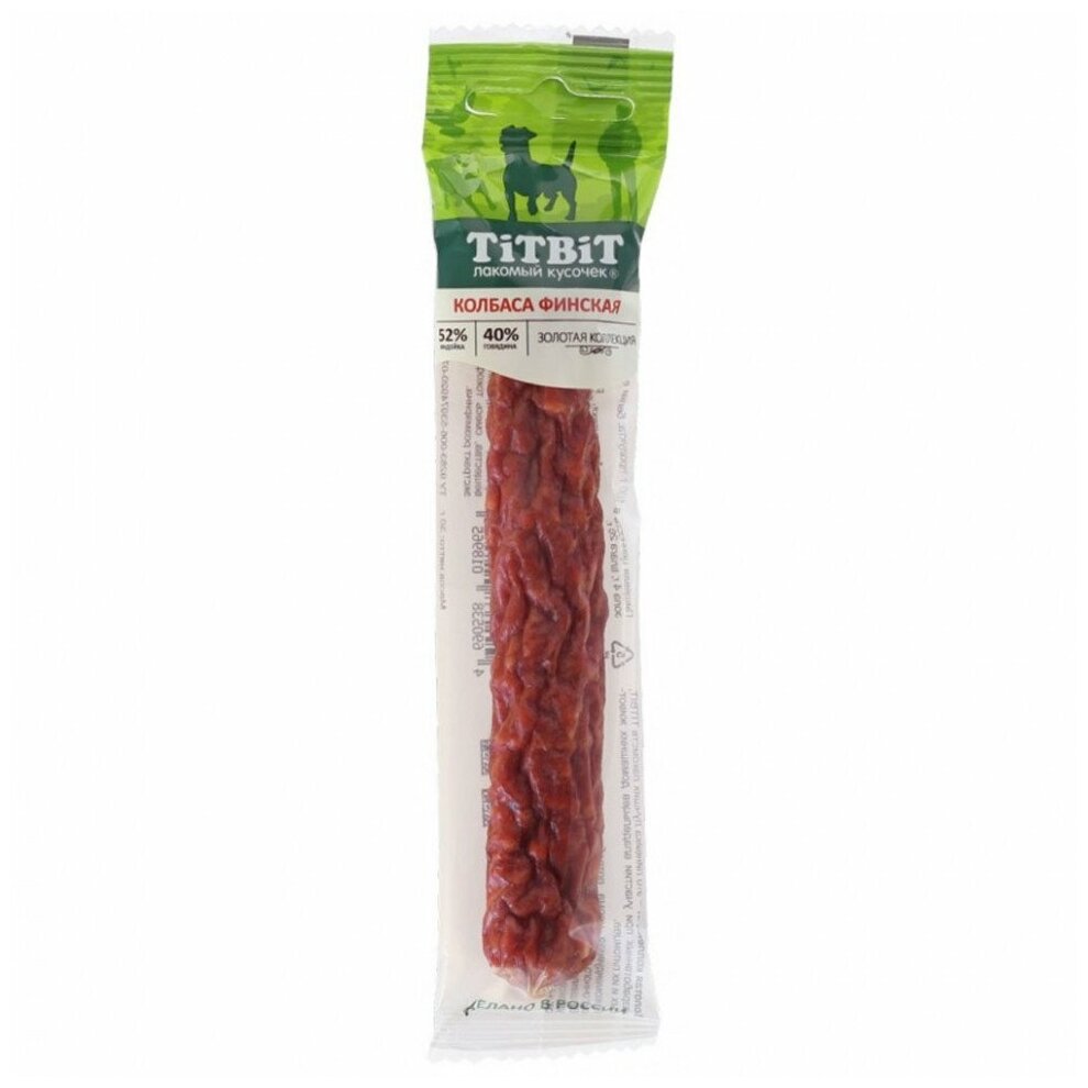018965 Золотая коллекция Колбаса Финская для собак 30гр