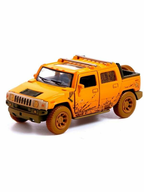 Модель машины KINSMART "Hummer H2 SUT (Muddy)" инерция 1:36