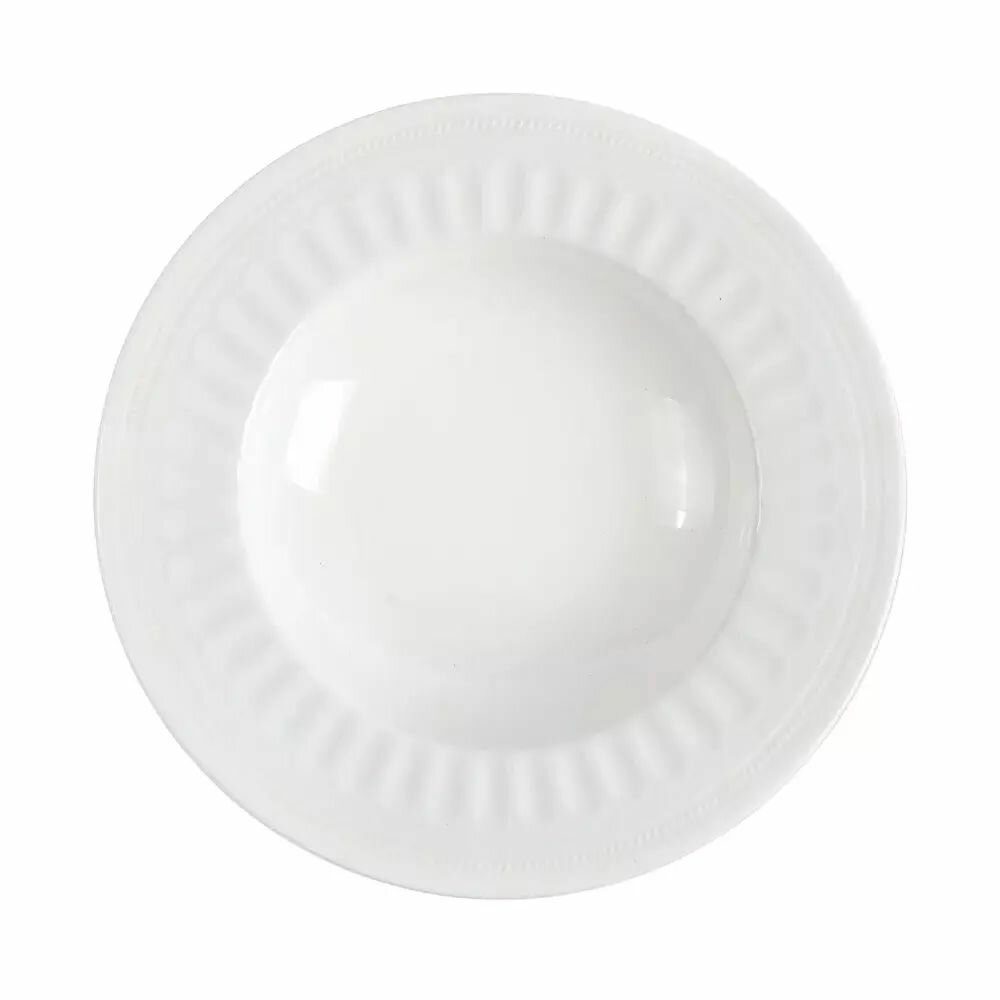Тарелка суповая Home Chef Rome, 23.5 см, белая