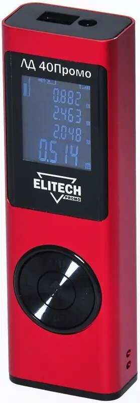 Дальномер лазерный Elitech ЛД40Л, 40 м