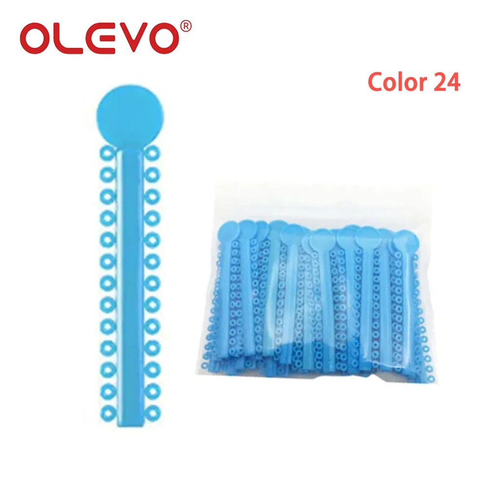 OLEVO 1040 шт, стоматологические лигатуры, ортодонтические кольца для брекетов для зубов, эластичные резинки, красочный материал для стоматологии