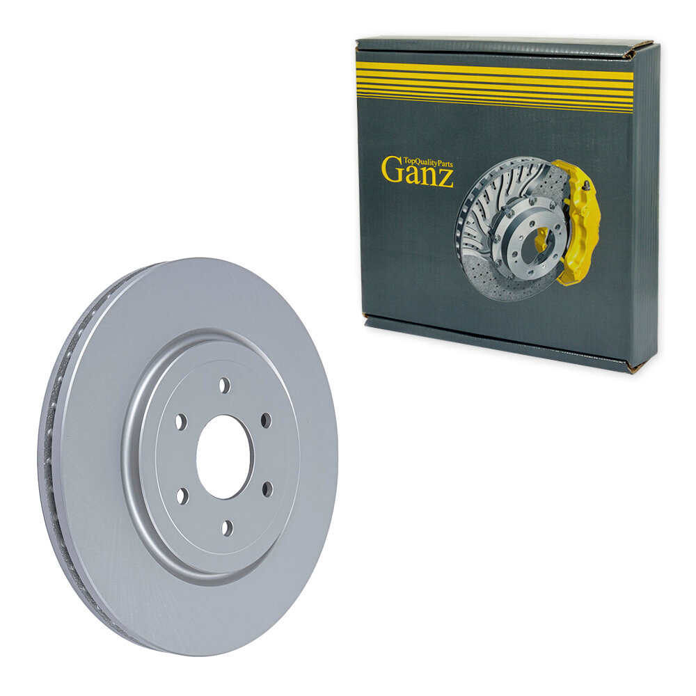 Диск тормозной GANZ передний с покрытием NISSAN Pathfinder III / Navara 05 / Vent D=320mm Арт: GIJ10173