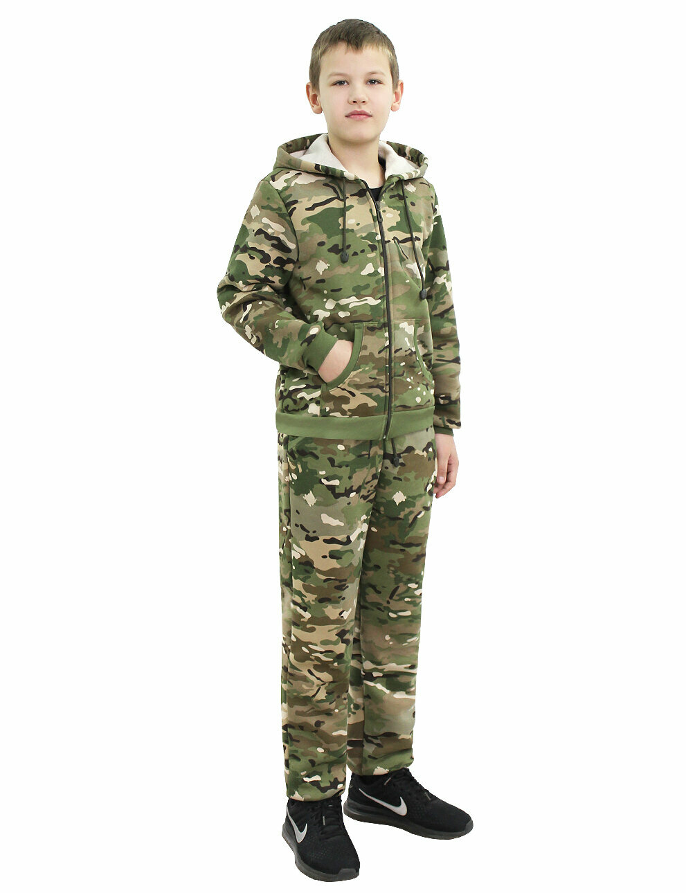 Костюм спортивный камуфляж трикотажный