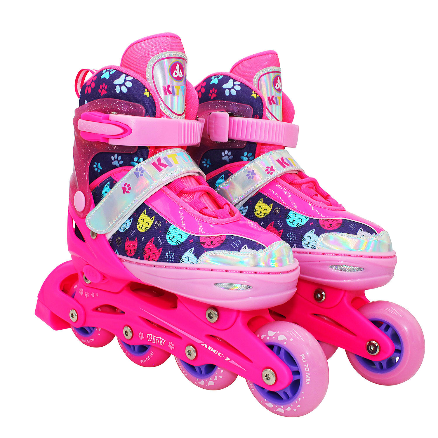 Раздвижные роликовые коньки Alpha Caprice Kitty размер M (33-36)