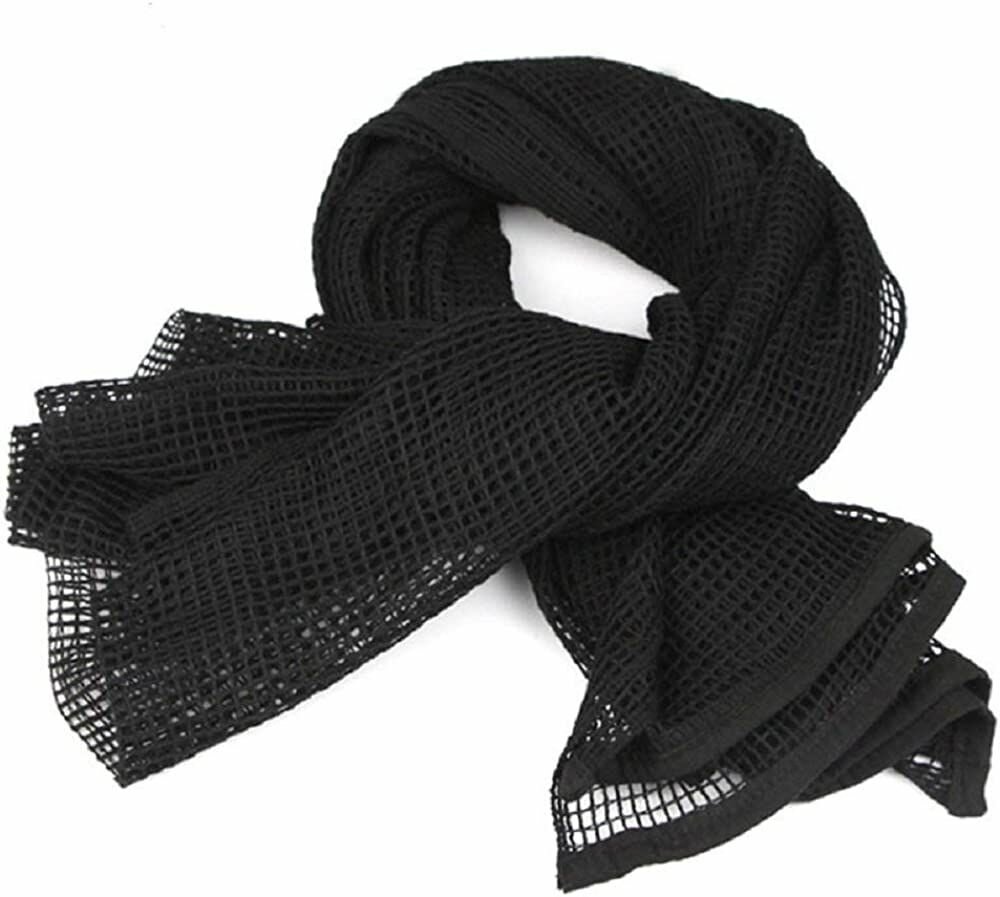 Тактический сетчатый камуфляжный шарф, дышащая снайперская вуаль