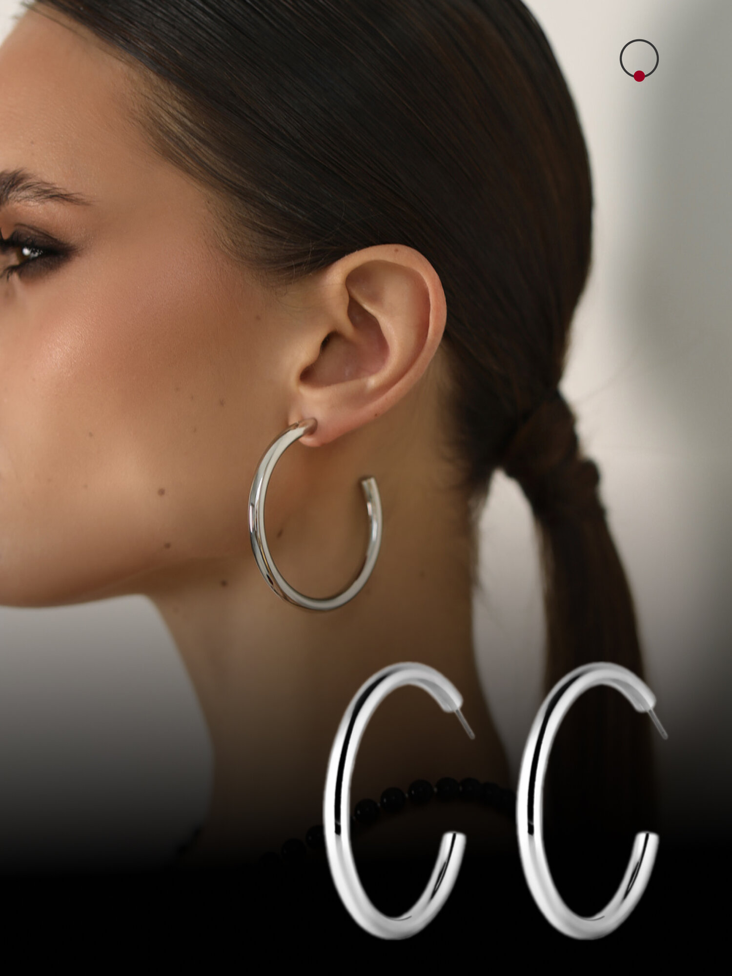 Серьги конго, пусеты