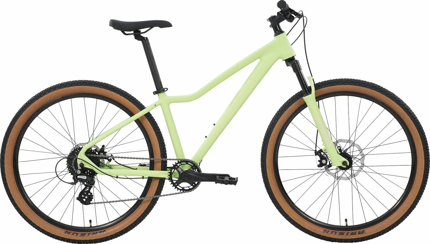 Велосипед женский Stalker Delta 27.2 D (2025), рама M, Салатовый