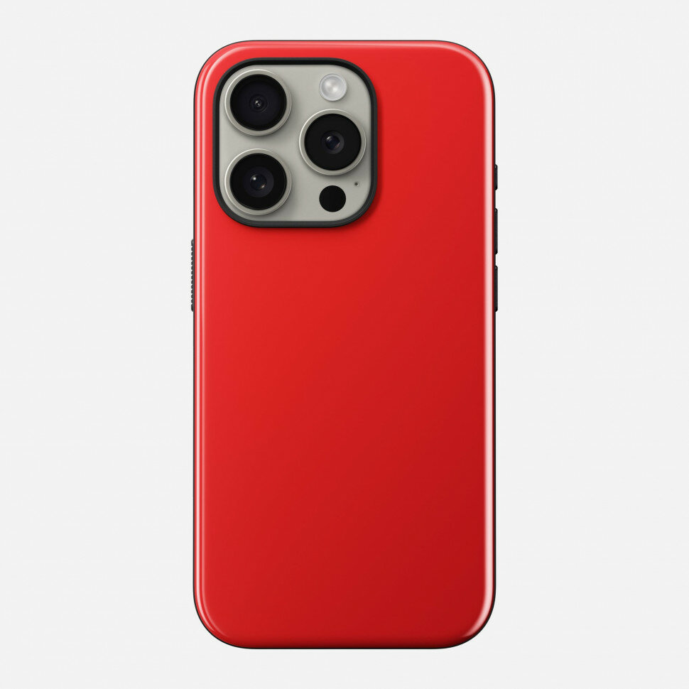 Чехол Nomad Sport Case для iPhone 15 Pro красный (Night Watch Red)