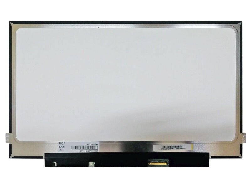 Матрица 11.6", 1366x768, LED, 30 pins EDP, SLIM, уши по бокам, Матовая, IPS, P/N: NV116WHM-N43