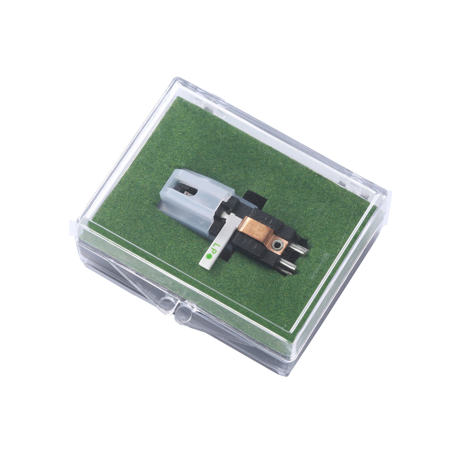 Двойной стереокартридж для проигрывателя виниловых пластинок с красной рубиново-сапфировой иглой с двухсторонними иглами для замены аксессуара для проигрывателя виниловых пластинок LP/78 об/мин