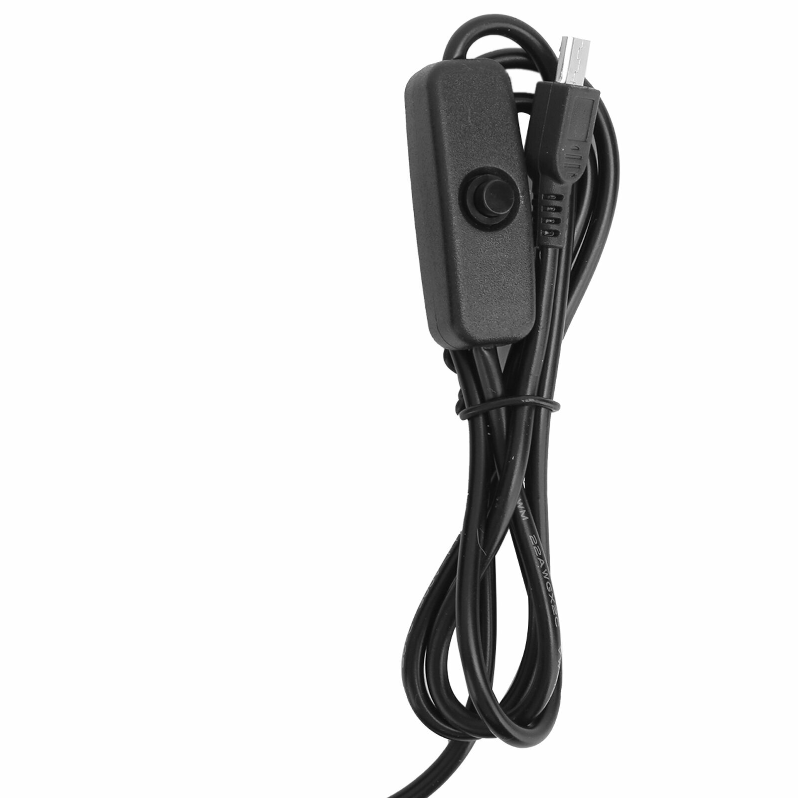 Блок питания для Raspberry Pi 5 В, 3 А с кнопкой переключения, встроенный адаптер Micro USB, вилка 100 240 ВУК