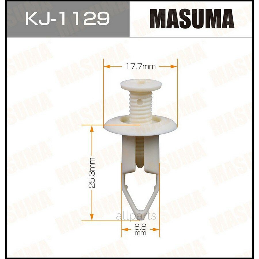MASUMA KJ1129 клипса!\ Lexus LS, Toyota 4Runner/Corolla/RAV4, Mitsubishi ASX 00>