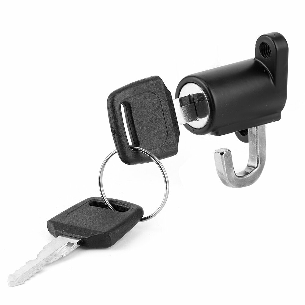 Универсальный комплект вешалок с замком для шлема с 2 ключами для мотоцикла, велосипеда