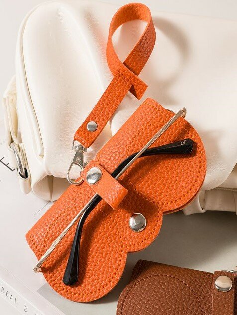 Футляр для очков, оранжевый