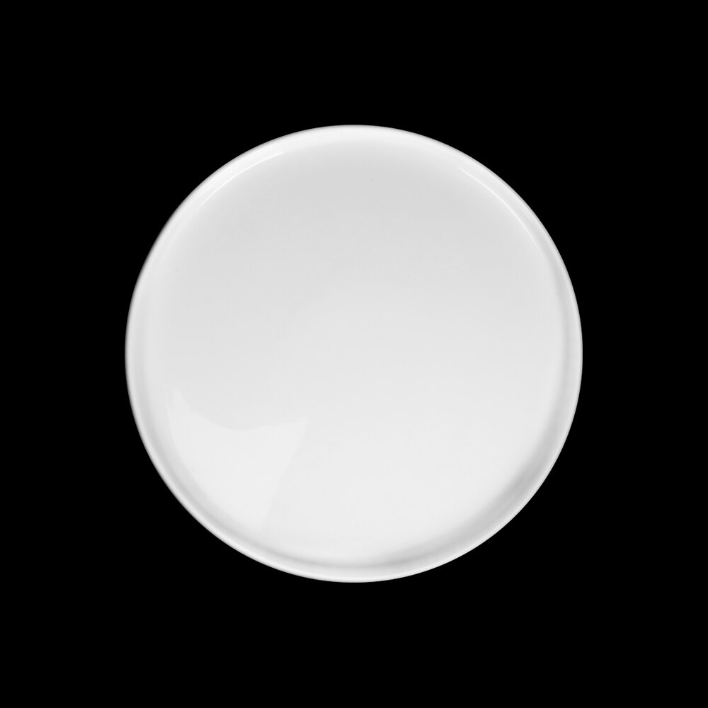 Тарелка мелкая круглая фарфоровая с бортиками 200 мм для второго KLEN