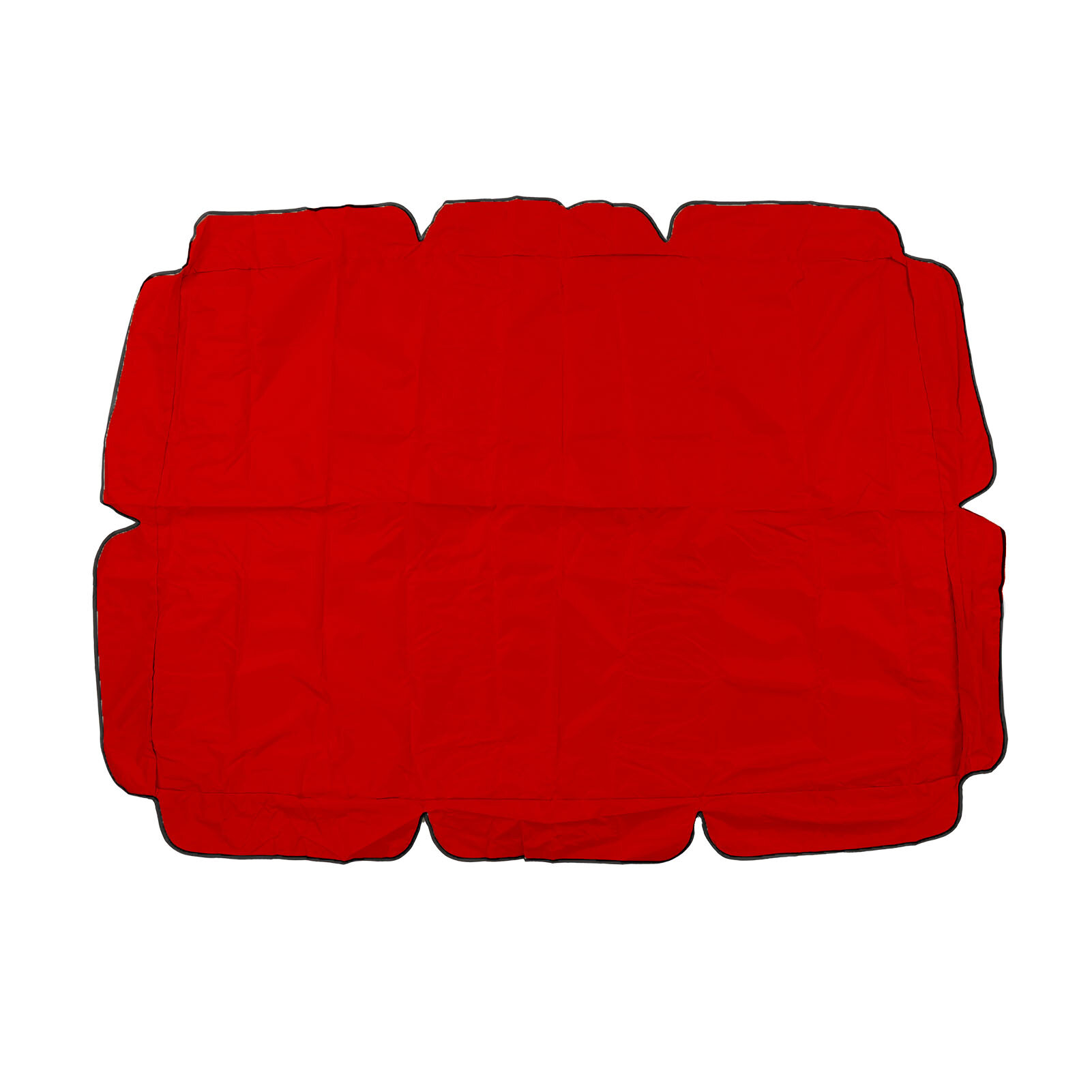 Водонепроницаемый навес для уличных качелей, сменный, из ткани Oxford 420D с серебристым покрытием, для сада и патио, красный.