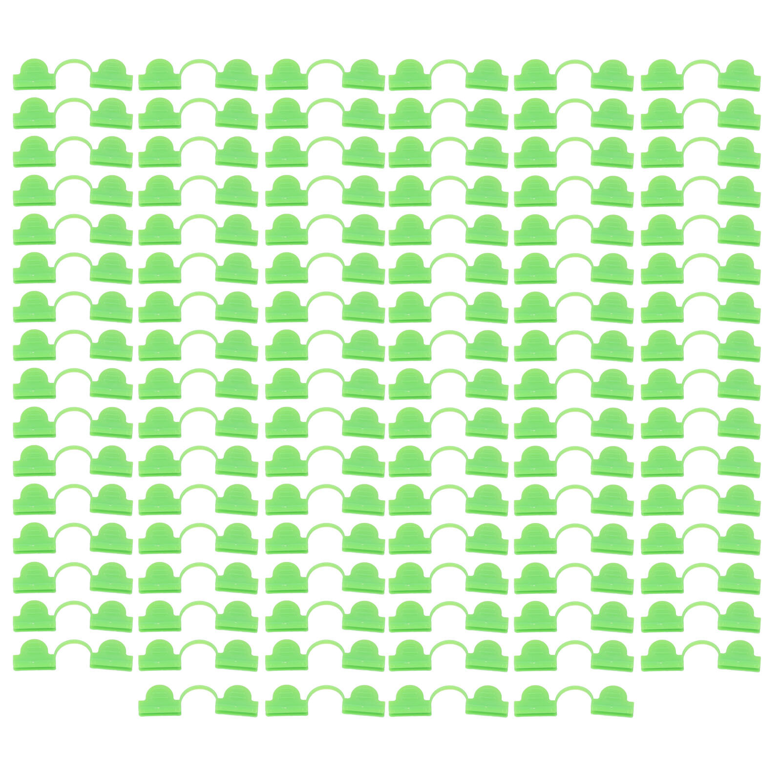 Зажим для теплицы, пластиковый зажим с двойной головкой, затеняющий садовый обруч, клипса для теплицы, садовые принадлежности из стекловолокна, 6 мм, светло-зеленый