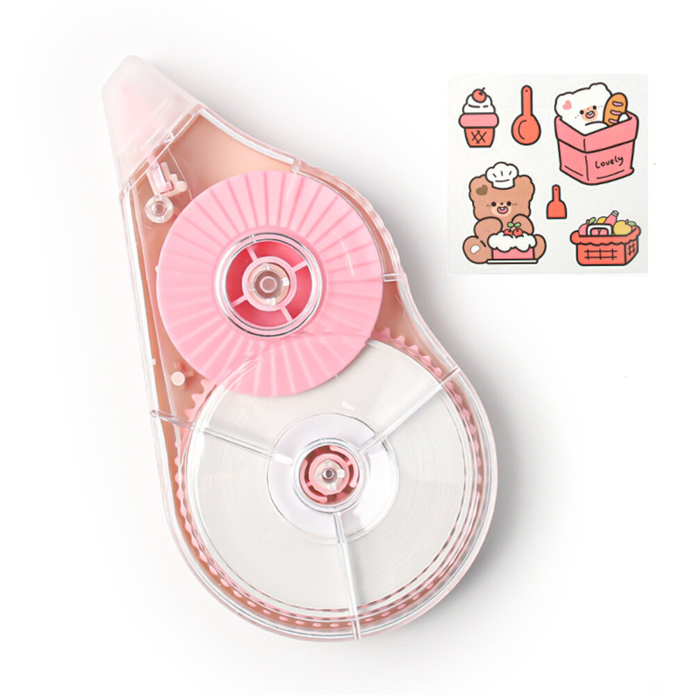 Корректирующая лента Дозатор Белой корректирующей ленты Простой в использовании Аппликатор для мгновенной коррекции Учебных принадлежностей и канцелярских товаров - 30 мх5 мм