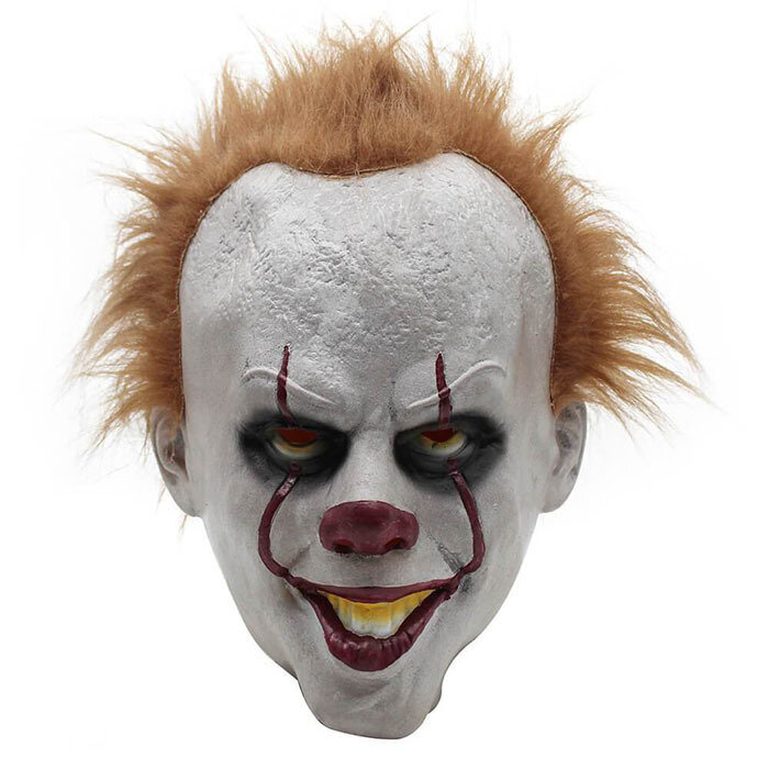 Маска Пеннивайза из фильма "Оно" - оригинальная версия (27 см)