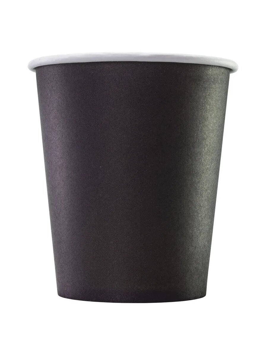 Стакан одноразовый бумажный 250 мл, 50 шт, однослойные