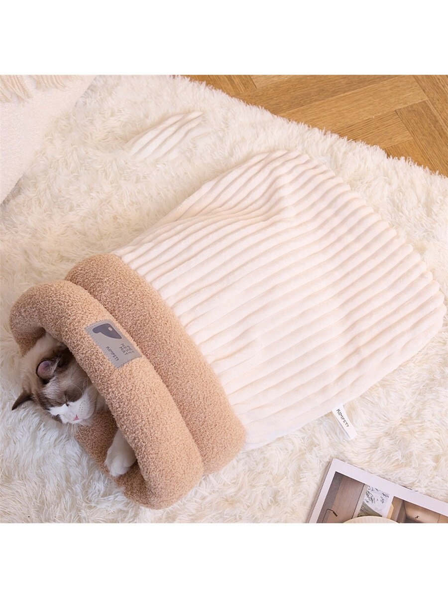 Спальный мешок для домашних животных, зимнее кошачье гнездо