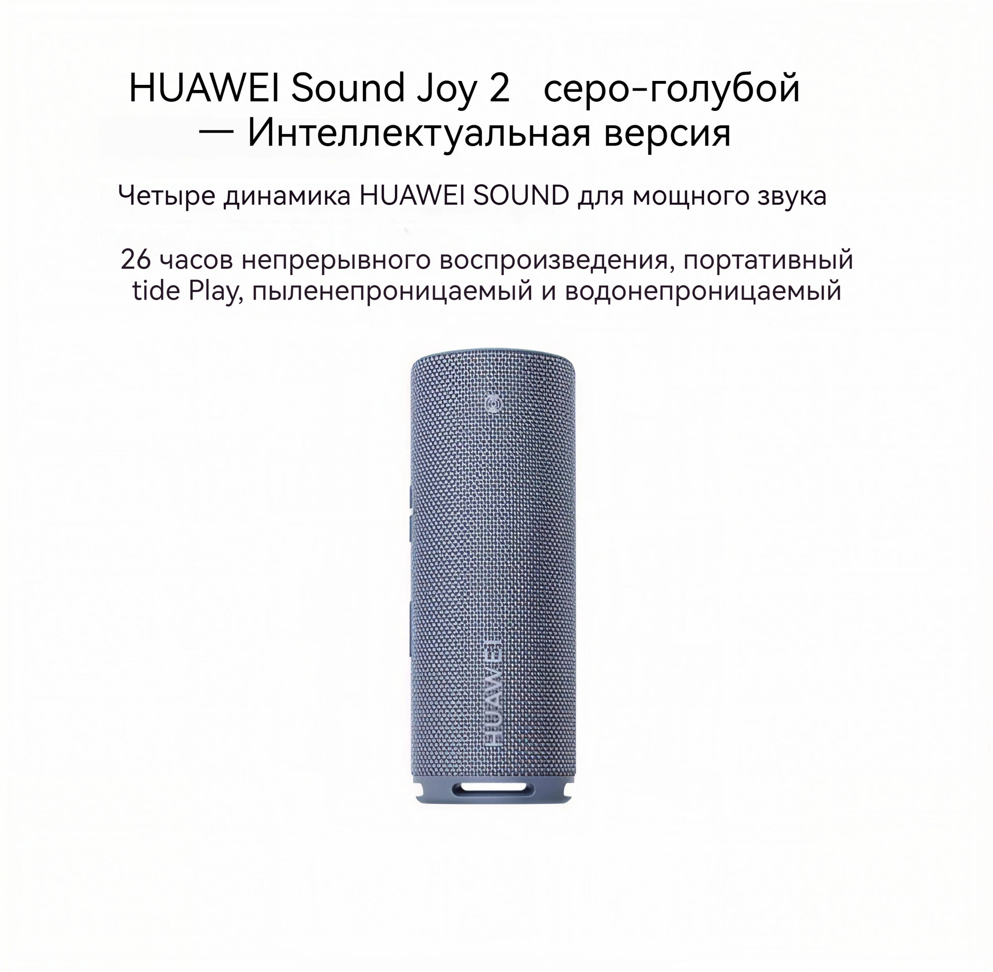 Беспроводная акустика HUAWEI Sound Joy 2 черный, серо-голубой EGRT-00 Интеллектуальная версия