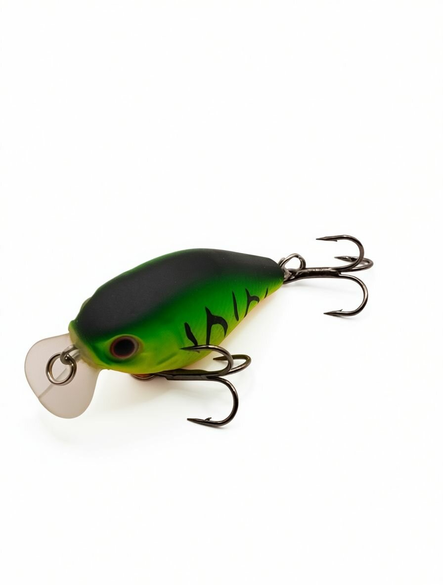 Jackall Chubby 38F 38 мм 4.0 г плавающий кренкер воблер для ловли окуня щуки и судака на мелководье 0 0.5 м