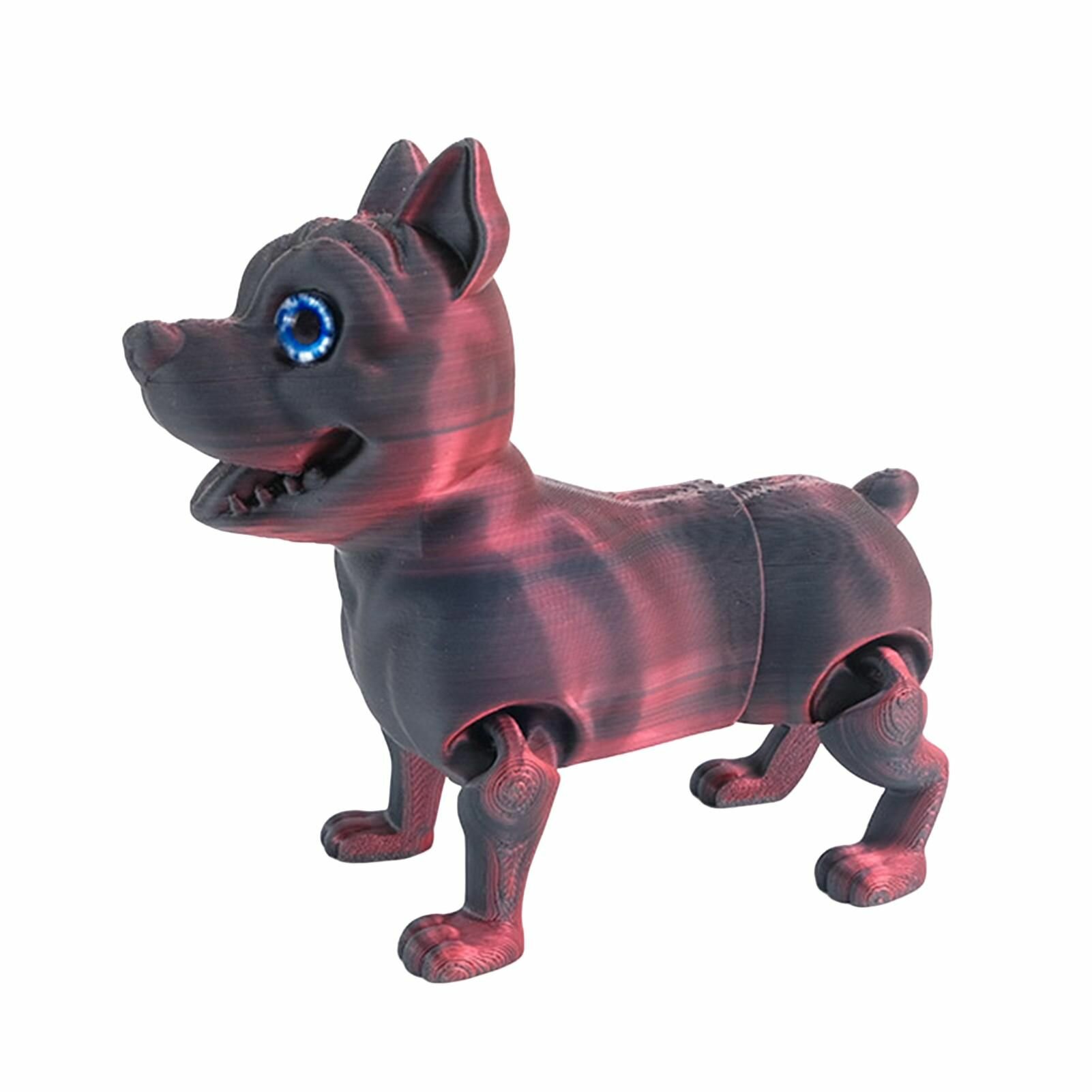 Фигурка собаки, напечатанная на 3D-принтере.