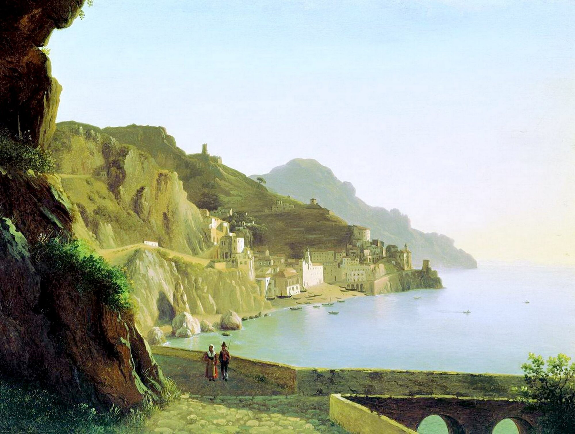 Картина Щедрина Сильвестра Итальянский пейзаж. Капри 80х60 см