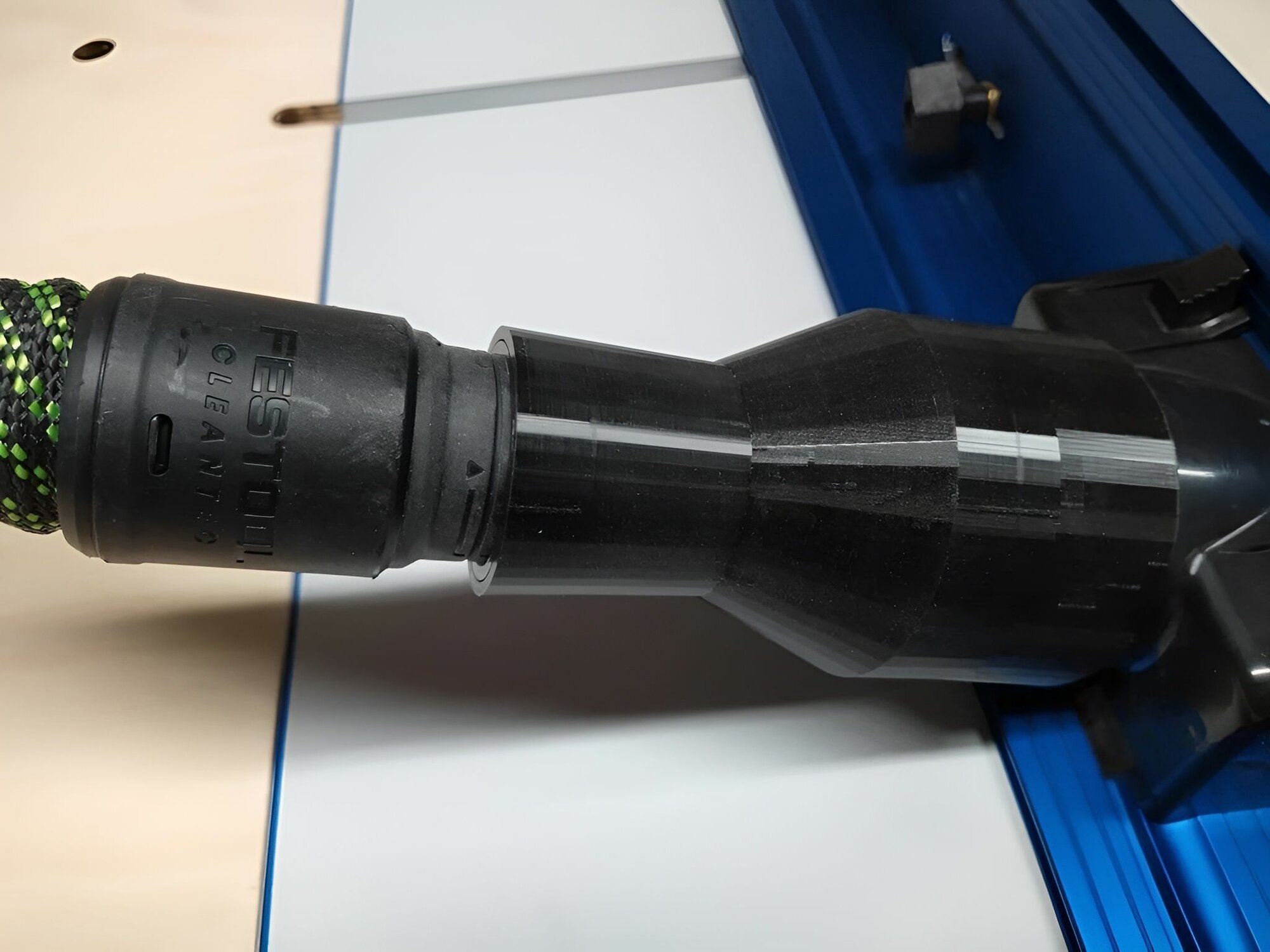 Пылеотвод станка Kreg PRS1015 под шланг Festool