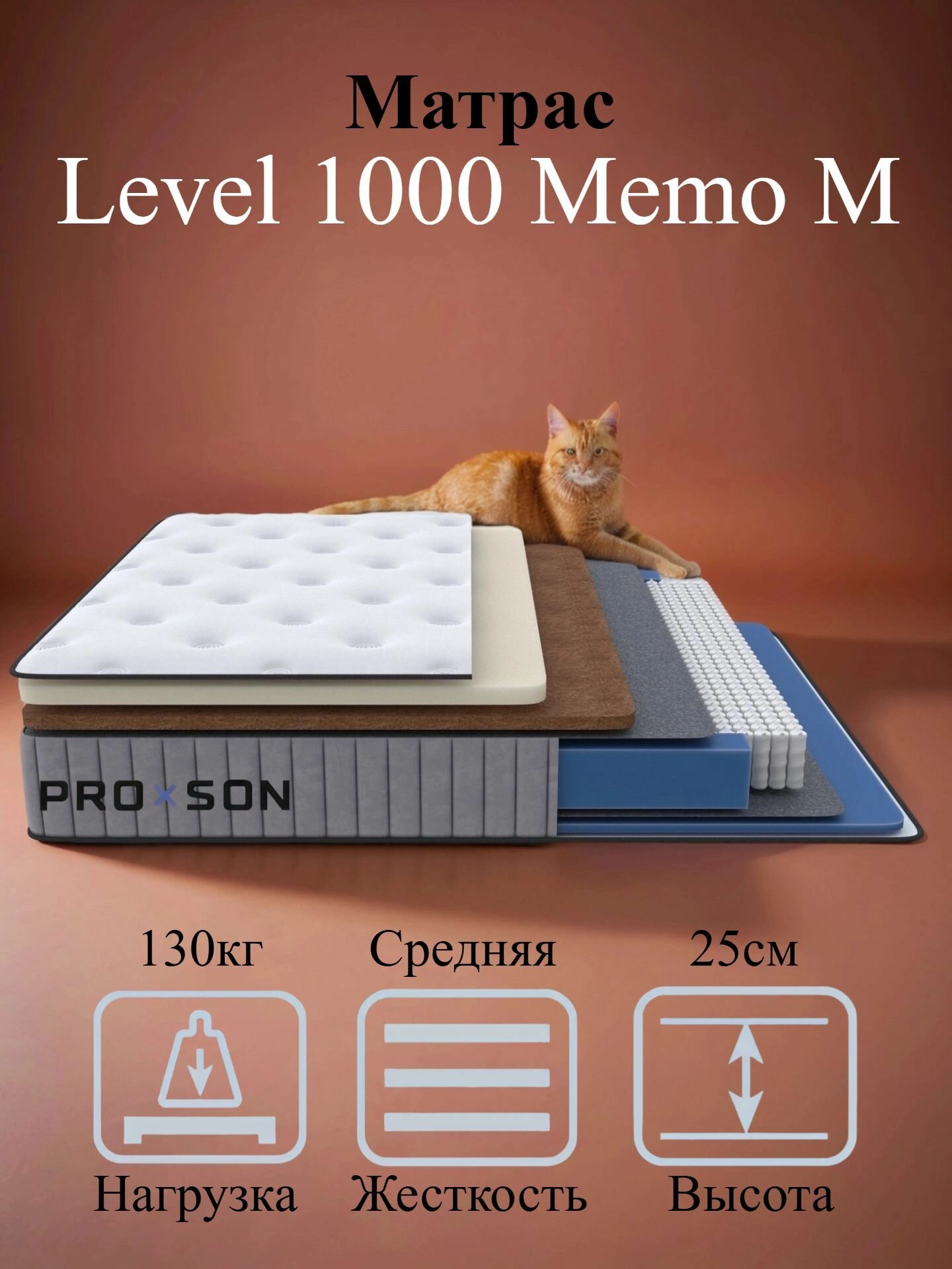 80-200 Матрас Level 1000MM