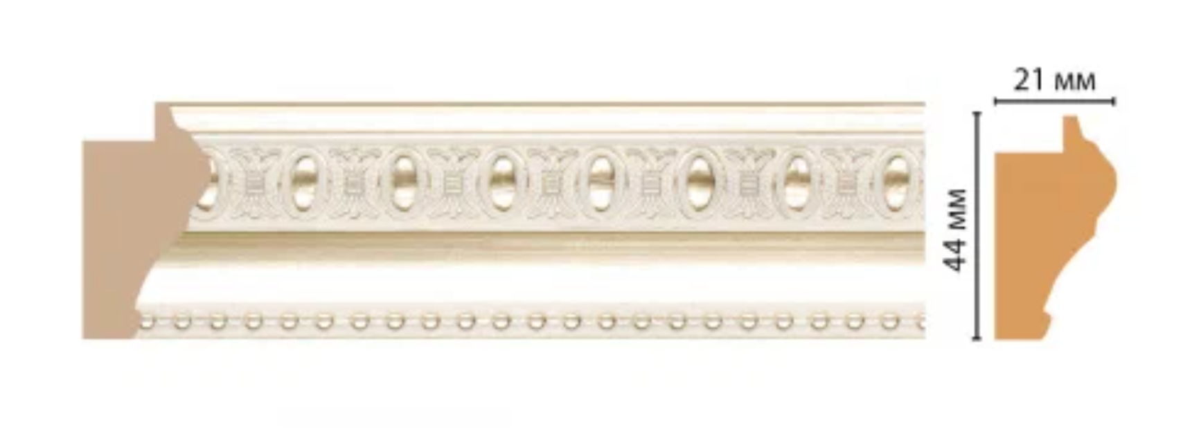 Багет Decomaster 685-182 В44х21хД2900 мм / Декомастер.