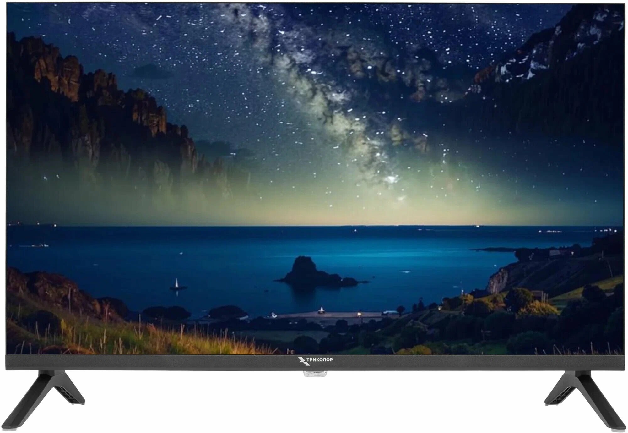 Телевизор Триколор P24HH302, Smart, Android TV, голосовое управление, черный