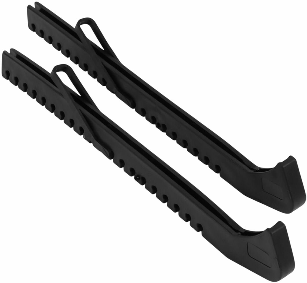 Пластиковые чехлы Winter Star для лезвий коньков, защитный аксессуар на лезвие для фигурных и хоккейных коньков, универсальный размер 34 см, цвет чёрный