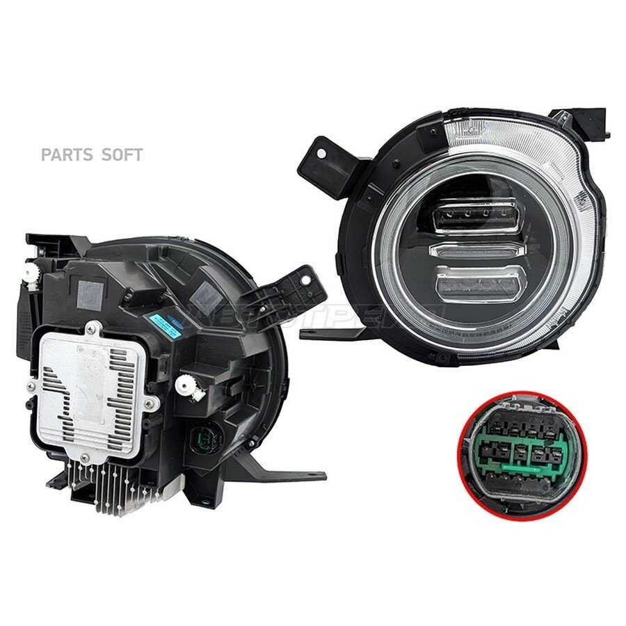 Фара Haval Dargo 22- (Справа) от официального дистрибьютора, SAT, артикул ST13HDRGR