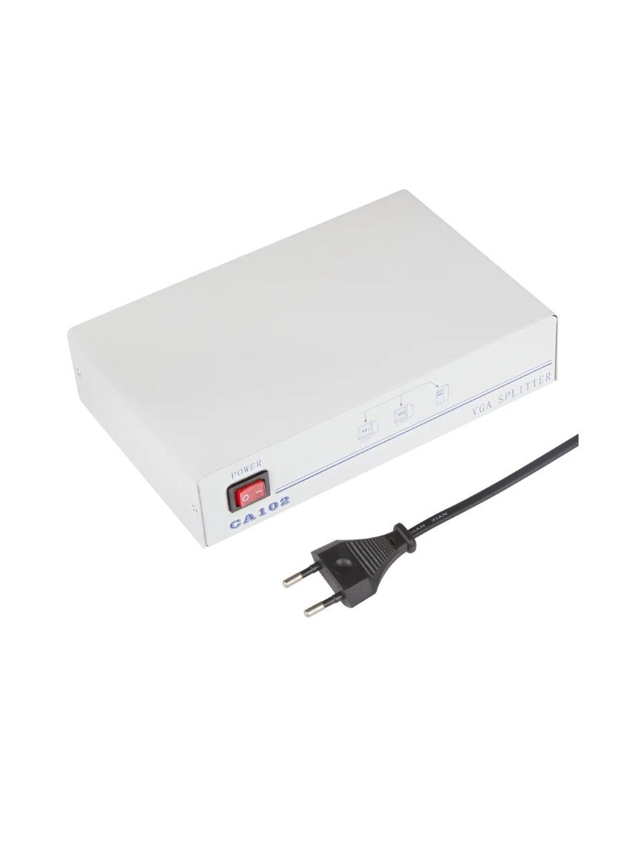 Сплиттер REXANT 17-6922, металлический корпус, делитель сигнала, разъём VGA