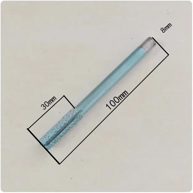 5 шт, набор фрез с плоской концевой фрезой, 6-12 мм для фрезерного станка с ЧПУ, гравировка, мрамор, камень, пена, керамическая резка, резьба T Groove 8 x 30 x 100L