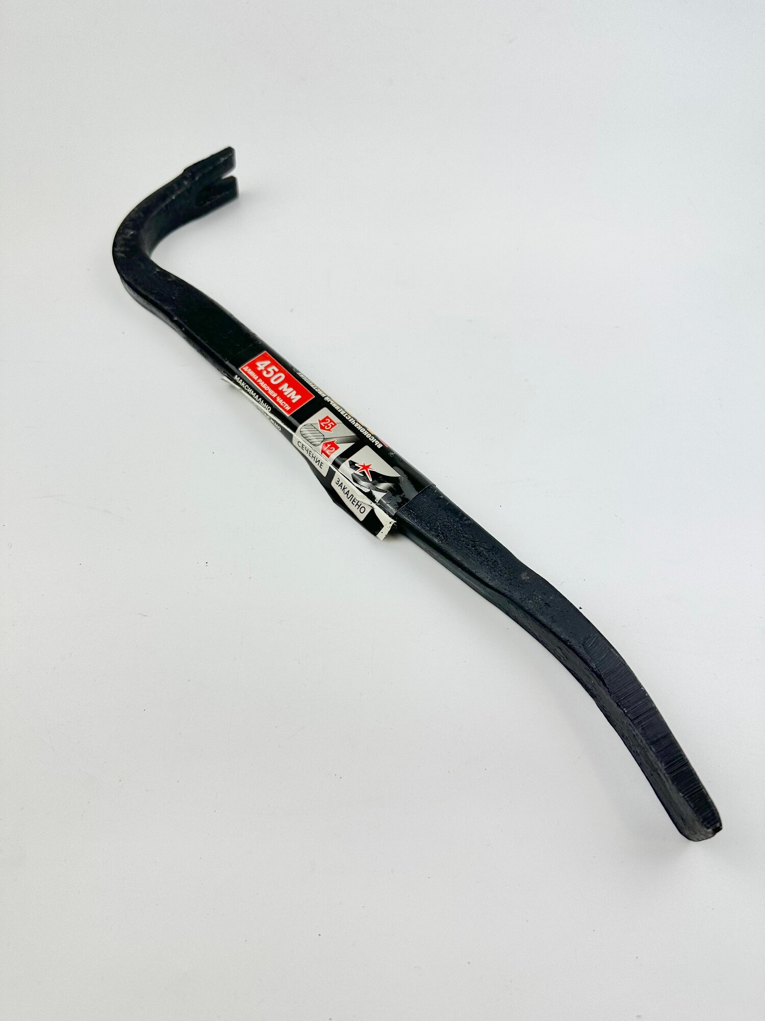 Монтировка-гвоздодер, длина 450 мм, сечение 25*12 мм