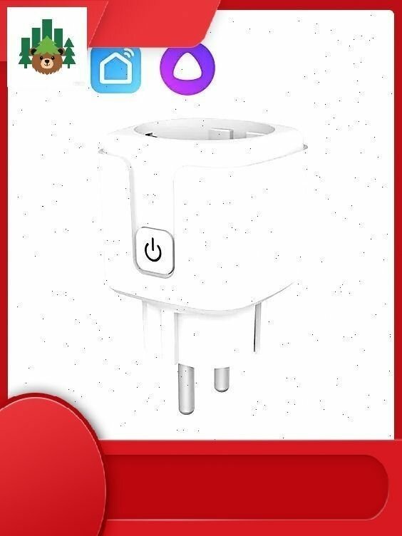 Умная розетка с ZigBee, мониторинг потребления, Яндекс Алисой, Tuya Smart Life