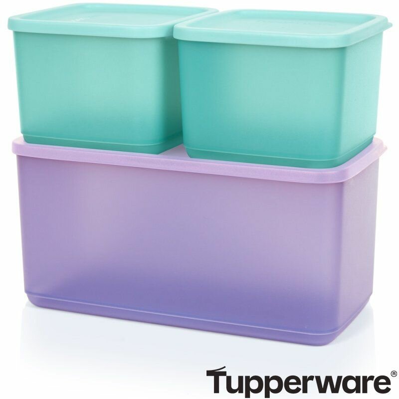 Набор контейнеров "Кубикс" 3.1л + 1л (2шт) Tupperware