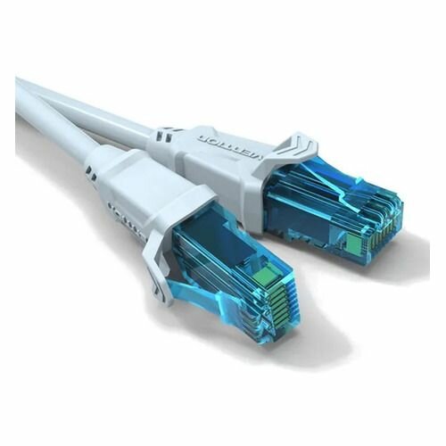 Патч-корд VENTION VAP-A10-S300 литой (molded), UTP, кат.5E, 3м, 4 пары, 26AWG, алюминий омедненный, многожильный, серый