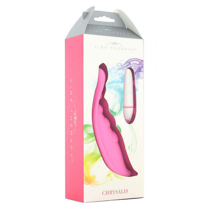 Вибромассажер Vibe Therapy Chrysalis Pink, розовый