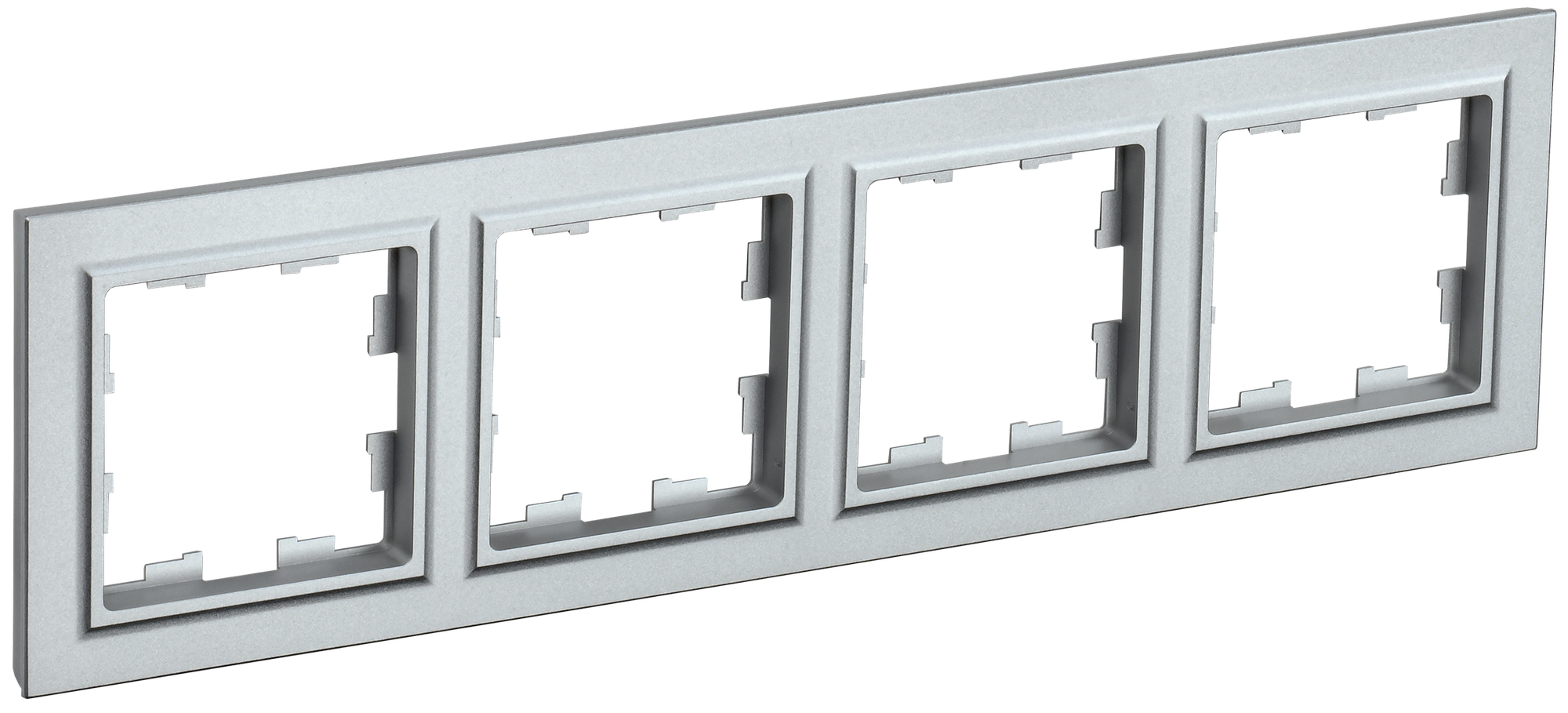 BRITE Рамка 4 - местная РУ-4-БрА IP20 алюминий, пластик, IEK