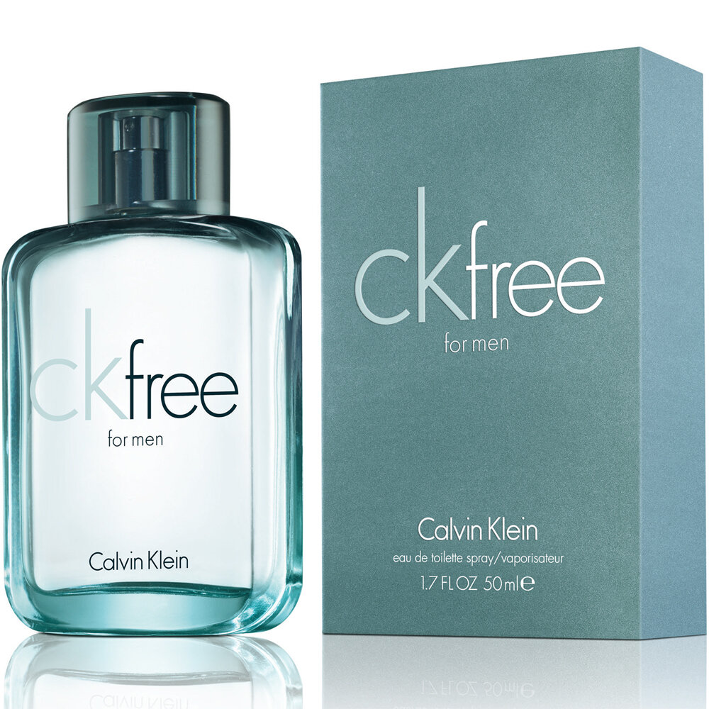 Туалетная вода Calvin Klein CK Free, мужская, древесный аромат, 50 мл