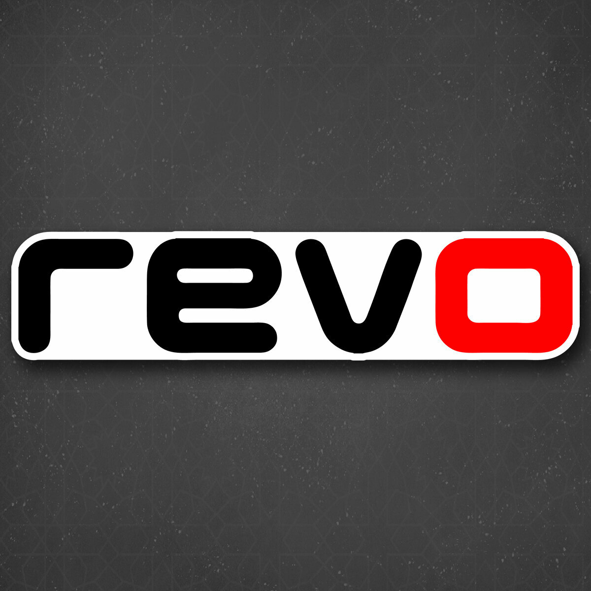 Наклейка на авто "REVO" 24x5 см