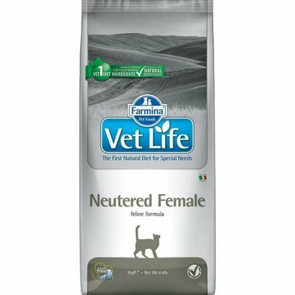 Farmina Vet Life Cat Neutered Female для стерилизованных кошек 2 кг